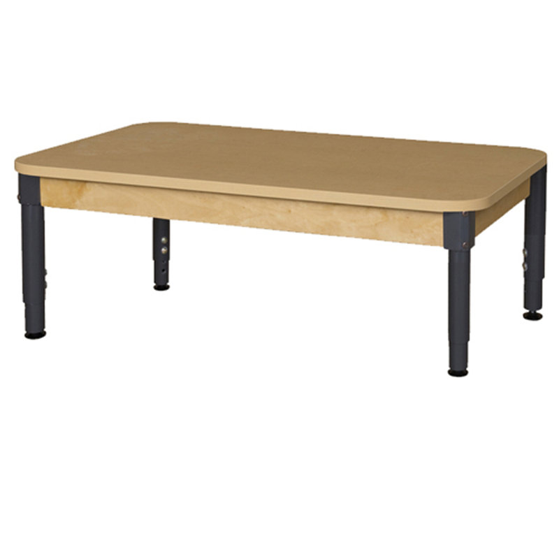Wood Designs Adjustable Height Rectangular Activity Table & Reviews | Wayfair